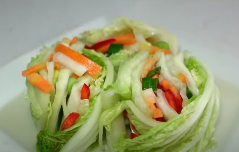 Non-Spicy White Kimchi Recipe: Cabbage Bun Style - Clean Food Living