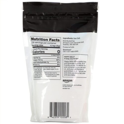 Happy Belly Sea Salt, Fine Ground 1 lb. - Clean Food Living