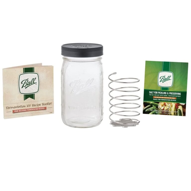 Ball Fermentation Kit: Lid, Spring & Jar - Clean Food Living